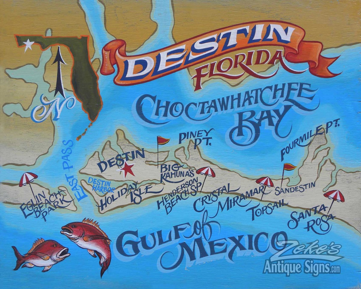 Where Is Destin Florida On A Map