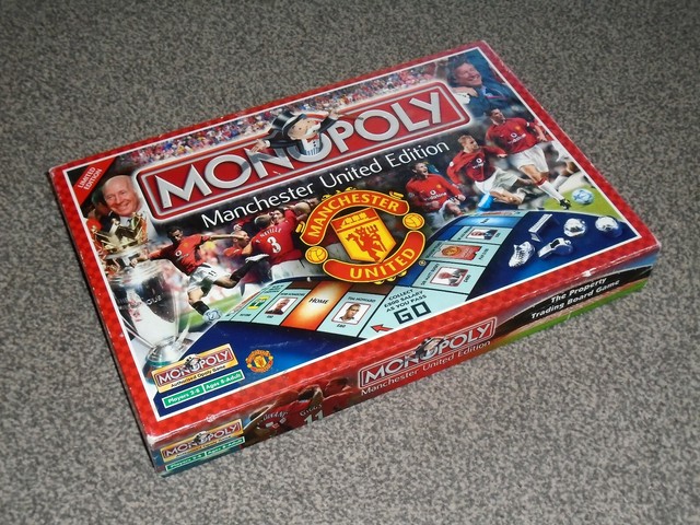 MONOPOLY Manchester United Official Limited Edition 2003 Winning Moves ...