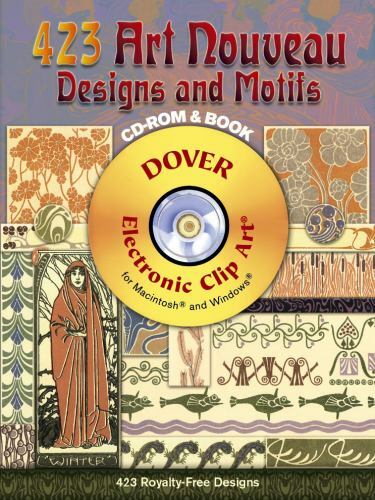 423 Art Nouveau Designs and Motifs (Dover Electronic Clip Art) (CD-ROM ...