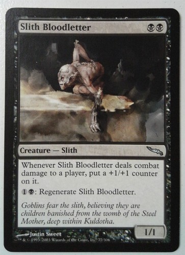 Slith Bloodletter *Uncommon* Magic MtG x1 Mirrodin MP | eBay