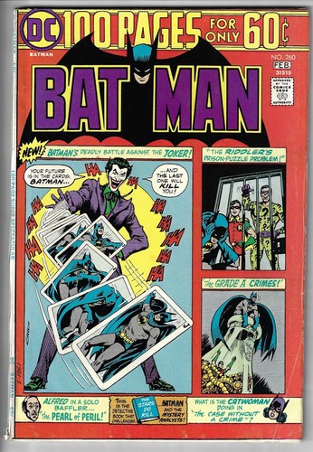 Batman #260 (1975) Nick Cardy Cover | eBay