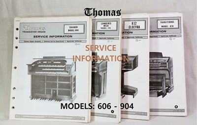 Thomas Organ Models (Pick 1) 606-904 (Trianon, Electra, Palace III+) | eBay