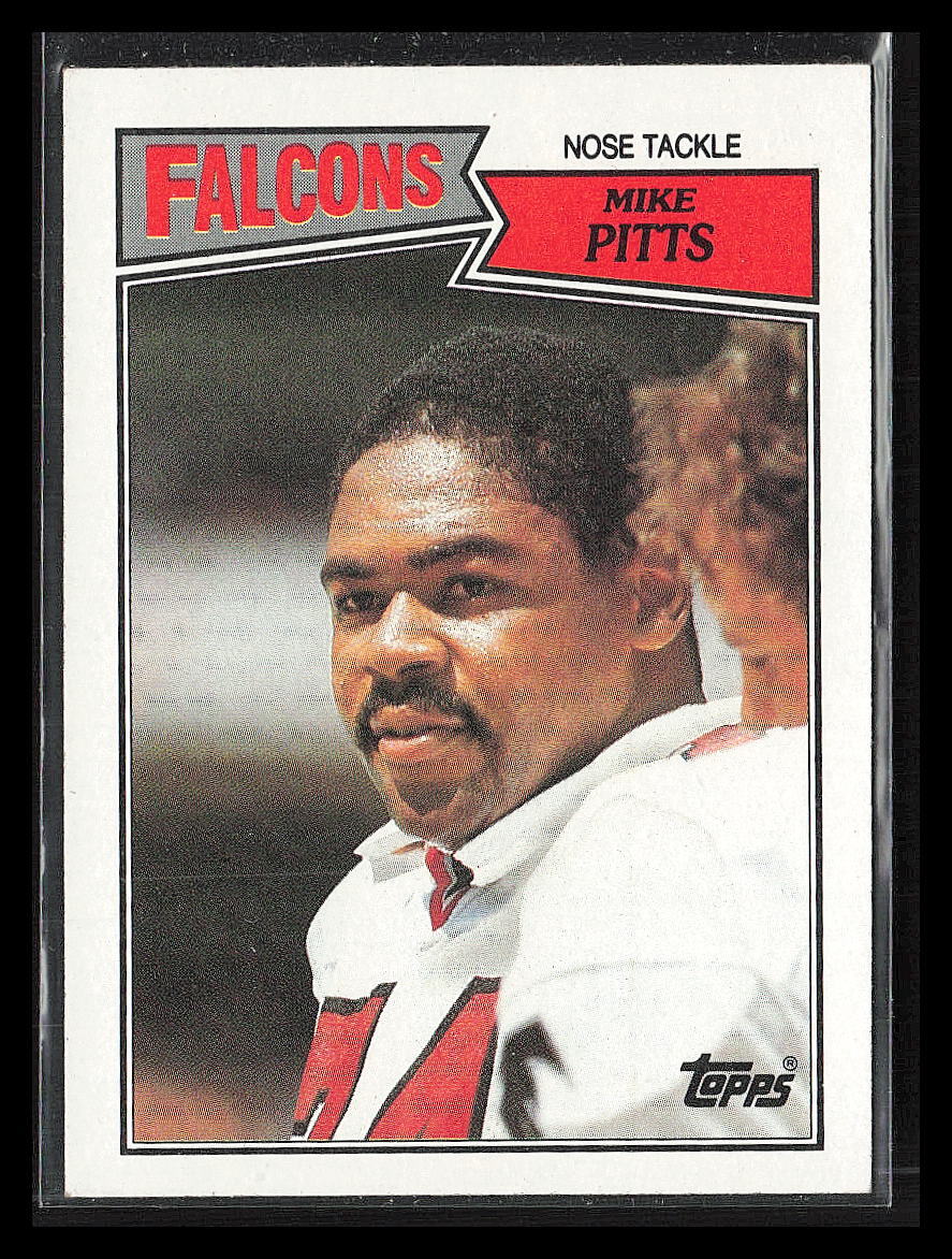Mike Pitts 1987 Topps #259 Atlanta Falcons | eBay