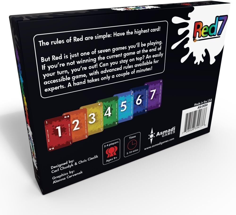 Red7 Card Game (US IMPORT) | eBay