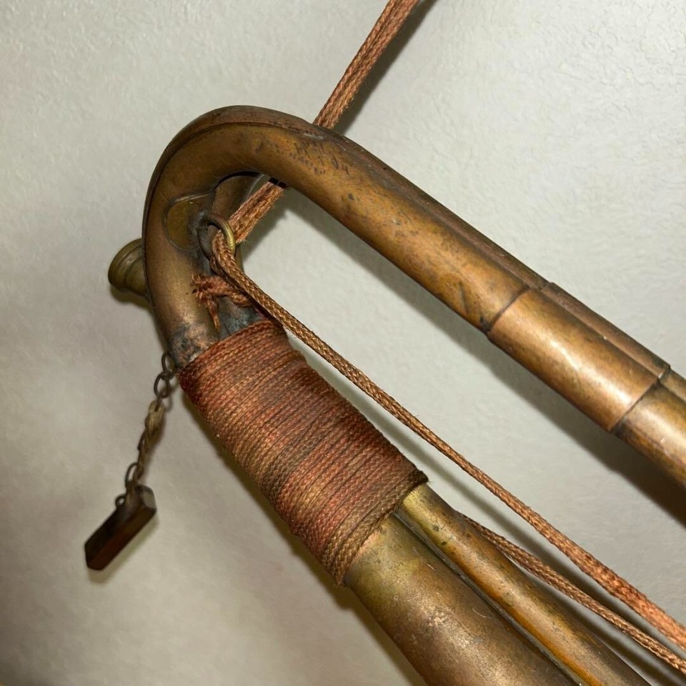 WW2 Imperial Japan Army Trumpet Horn Bugle Japanese From Japan used 3 ...