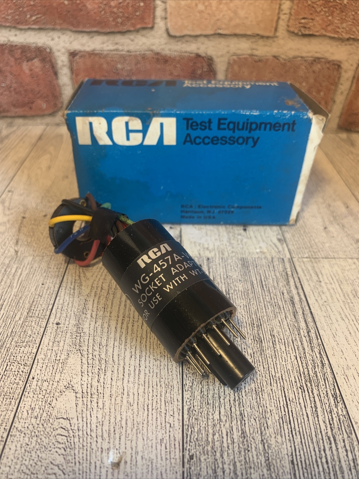 WG-457A V6- RCA TEST EQUIPMENT - SOCKET ADAPTER #6 picture tube tester ...