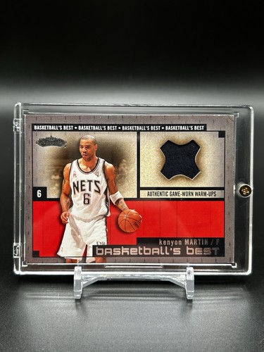 2002 Showcase BB Best JSY PATCH Kenyon Martin #6 Nets Basketball Card ...