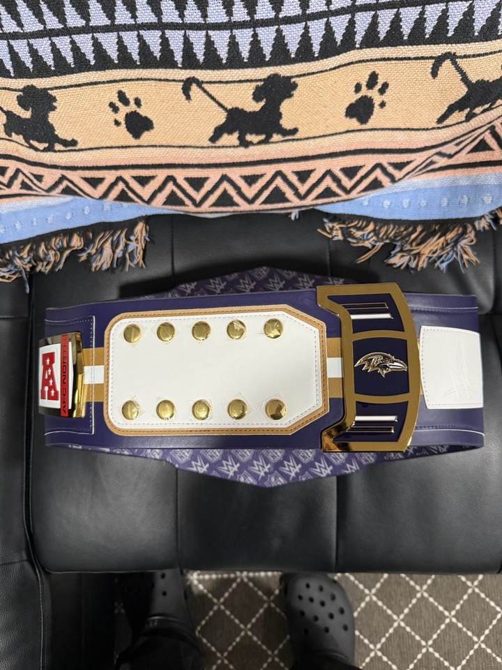 Baltimore Ravens WWE Legacy Title Replica Belt Adult Size – Heavyweight ...