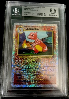 2002 Pokemon Legendary Collection Charmeleon Reverse Foil Holo - BGS 8. ...