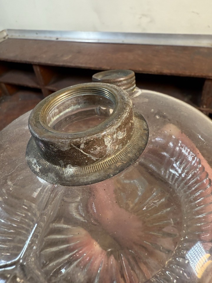 Oil Finger Lamp Antique for Hanging Fount or Wall Bracket Font. SMALL ...