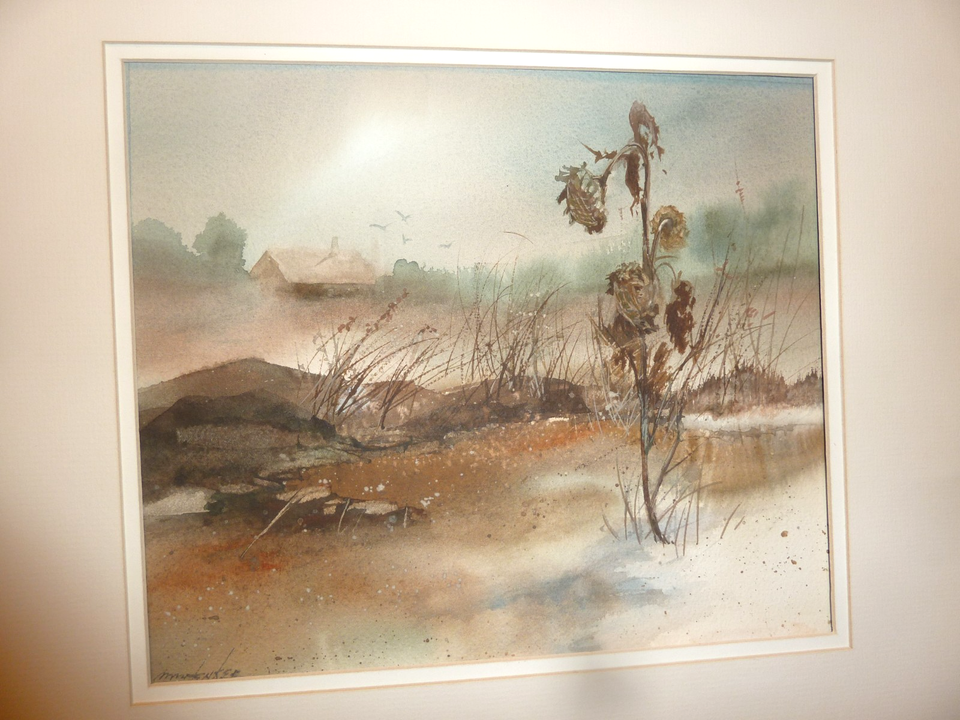 Original Watercolor "Past & Repast" by Martha Ann ("Marti") Fenker | eBay