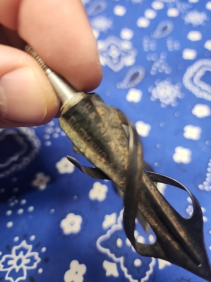 VINTAGE BROWNING SERPENTINE PARTS BROADHEAD LOT TRADITIONAL BROADHEADS ...