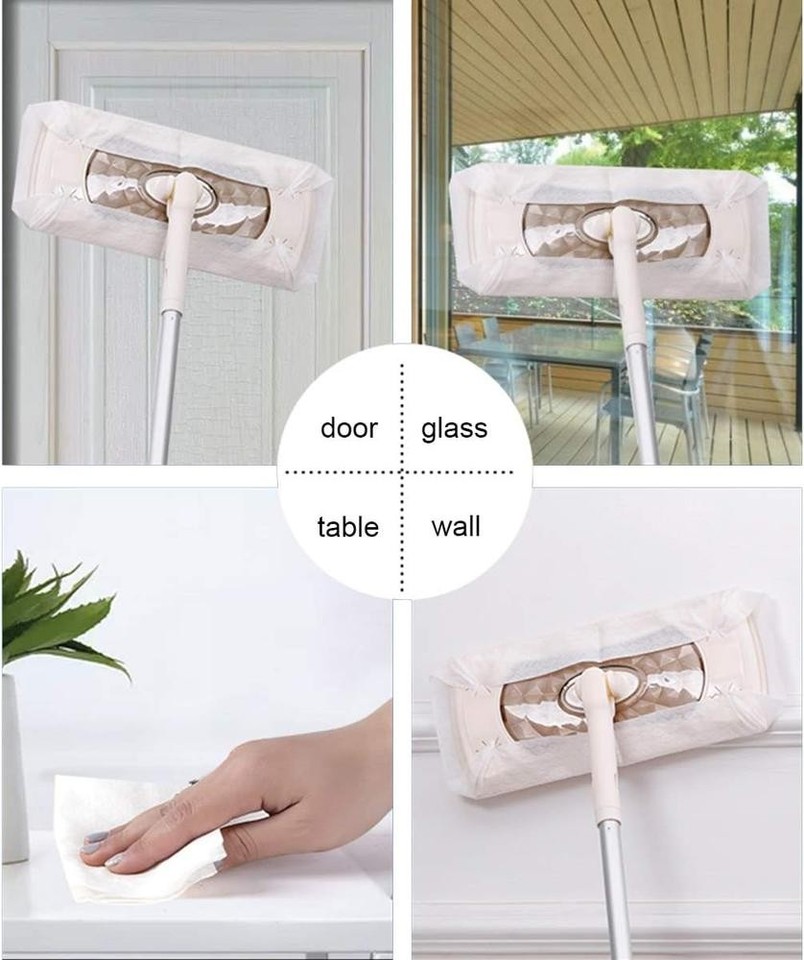 Disposable Electrostatic Floor Mop Dry Sweeping Cloths Dry Mop For ...