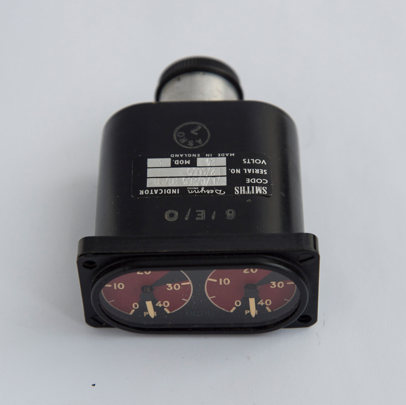 Dual Fuel Pressure Indicator AL/D/265 PG/SB Smiths Desynn RAF Vintage ...
