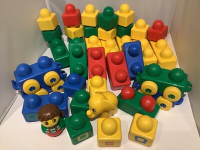Lego Primo - Stack N Learn - elephant catapult trains 36 pieces | eBay UK