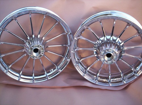 2009-2023 Harley-Davidson Touring Talon 15 Spoke Chrome Wheels | Front ...