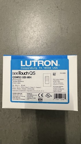 LUTRON QSWS2-5BI-WH | eBay