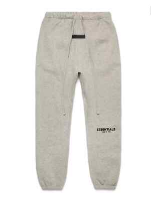 NWT FEAR OF GOD ESSENTIALS JOGGERS SS22 "DARK OATMEAL" AUTHENTIC (SIZE ...