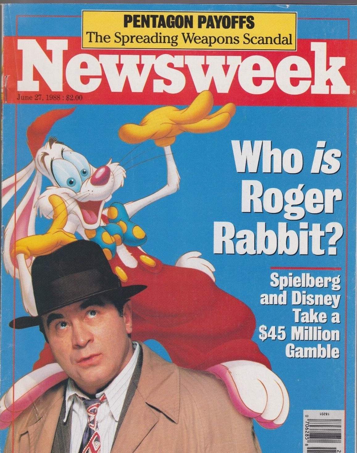 ROGER RABBIT - Newsweek - June 27, 1988 - No Label | eBay
