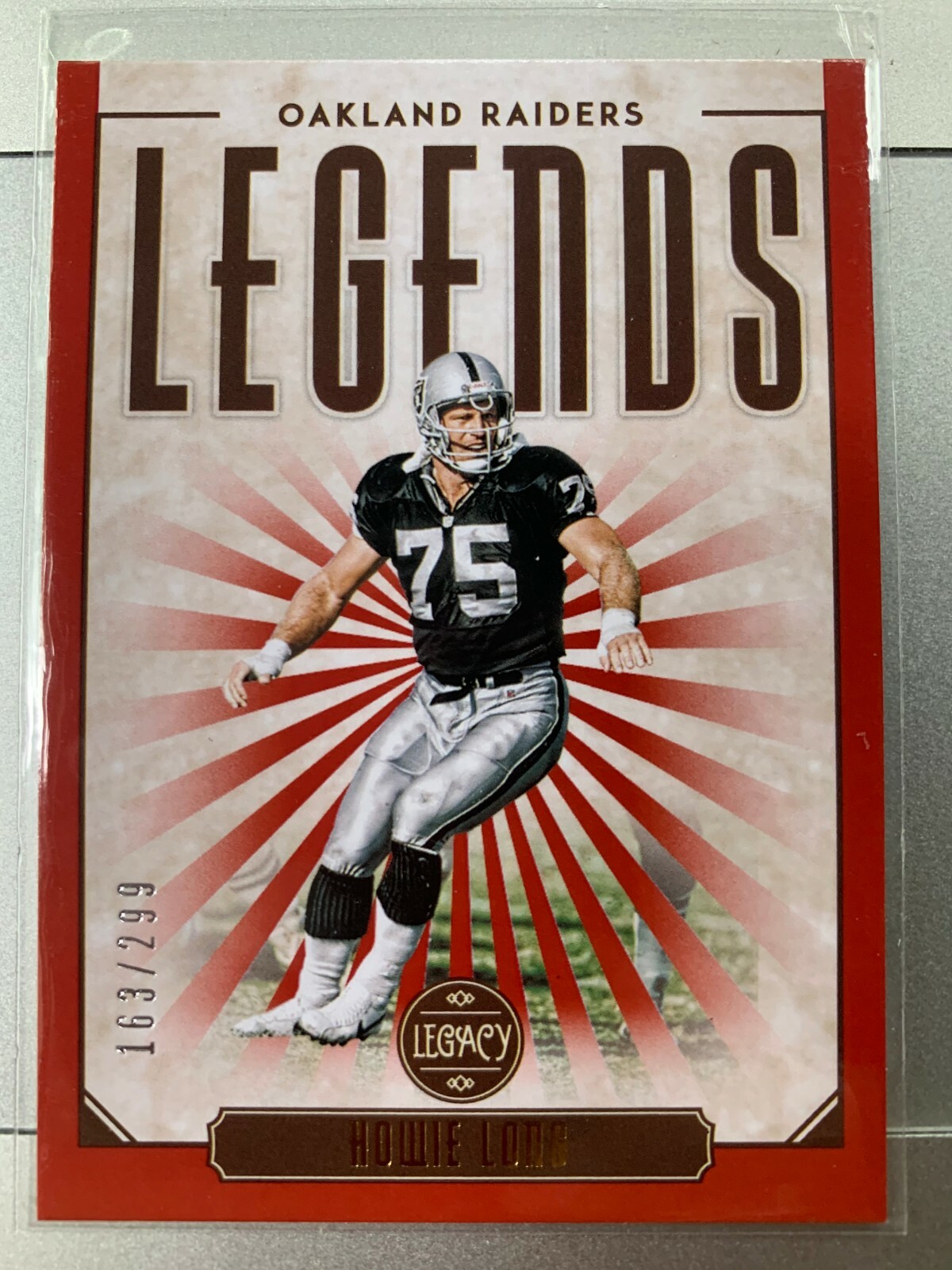 2020 Panini Legacy - Legends Red #120 Howie Long /299 for sale online ...