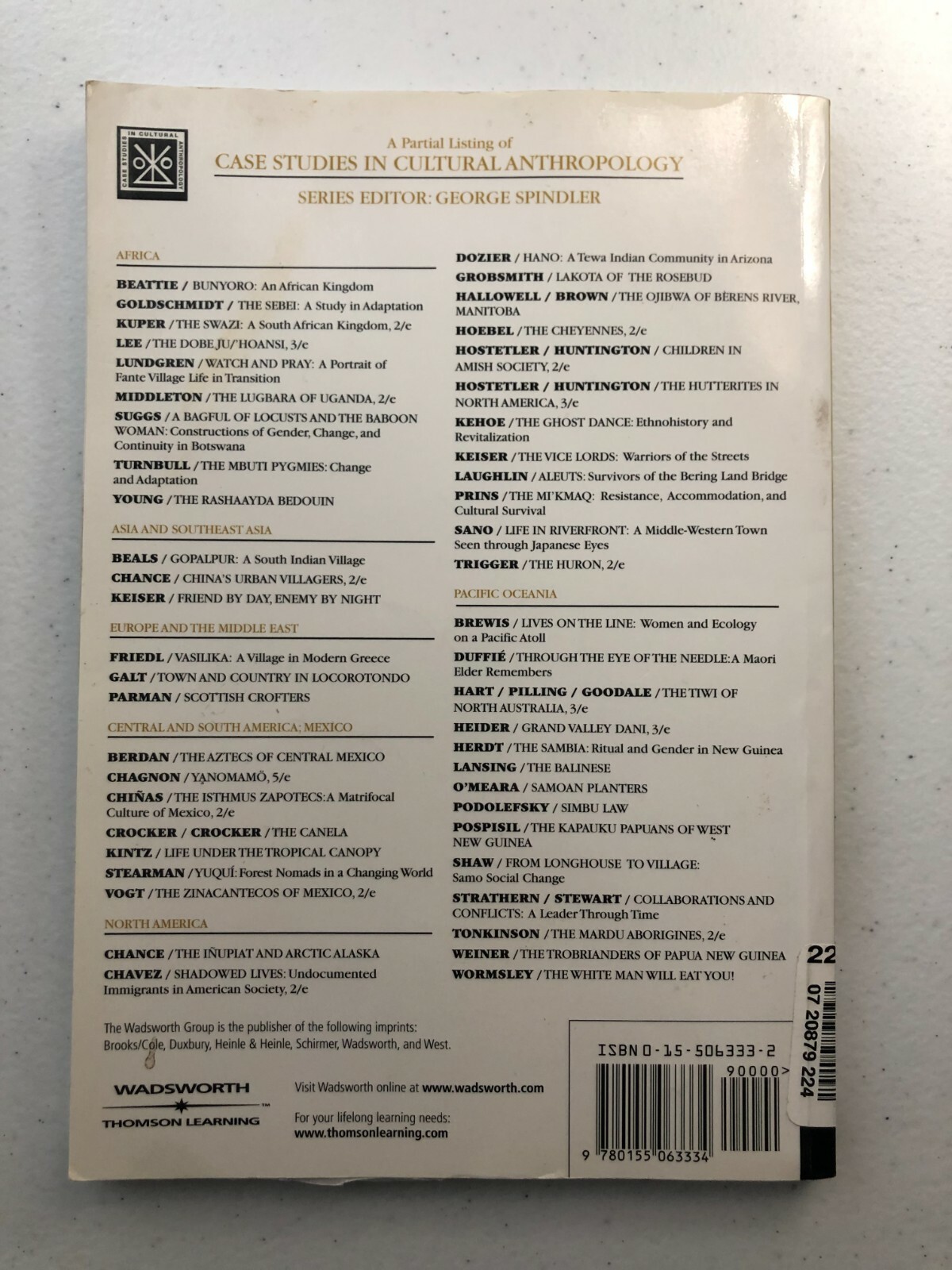 The+Dobe+Ju%2F%27Hoansi+by+Richard+B.+Lee+%282002%2C+Trade+Paperback%2C ...