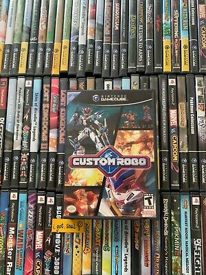 Custom Robo Original Black Case + Artwork ONLY Gamecube OEM - NO GAME ...