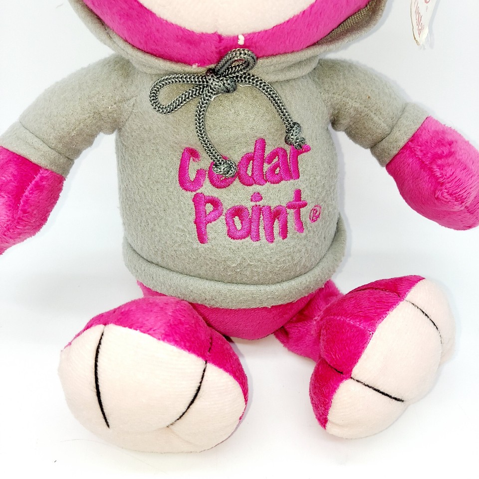 Cedar Point Teddy Bear Amusement Theme Park Roller Coaster 16" Pink ...