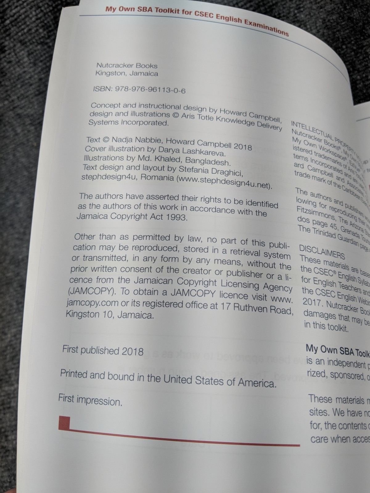 CSEC English SBA Toolkit Quick Reference Guide and Workbook Nadja ...