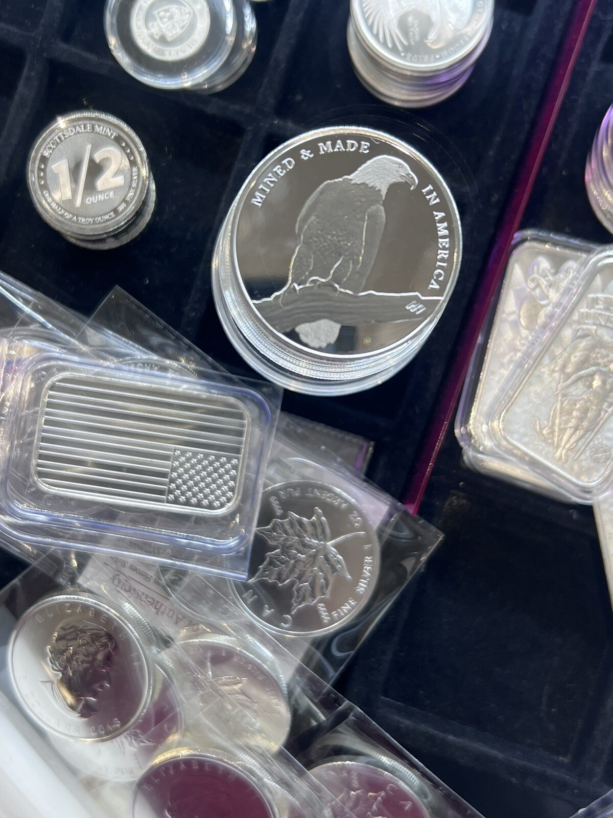 1 oz American Reserve Silver Round (Lot of 4) MADE IN USA .999 Silver ...