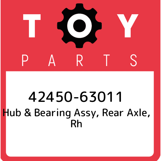 42450-63011 Toyota Hub & bearing assy, rear axle, rh 4245063011, New ...