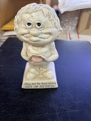Wallace berrie figure 1973 may not be good looking but faithful | eBay