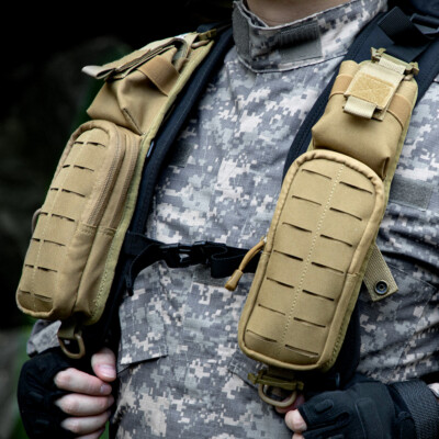 Tactical Backpack Shoulder Strap Bag Molle Pouch Military EDC Tool ...