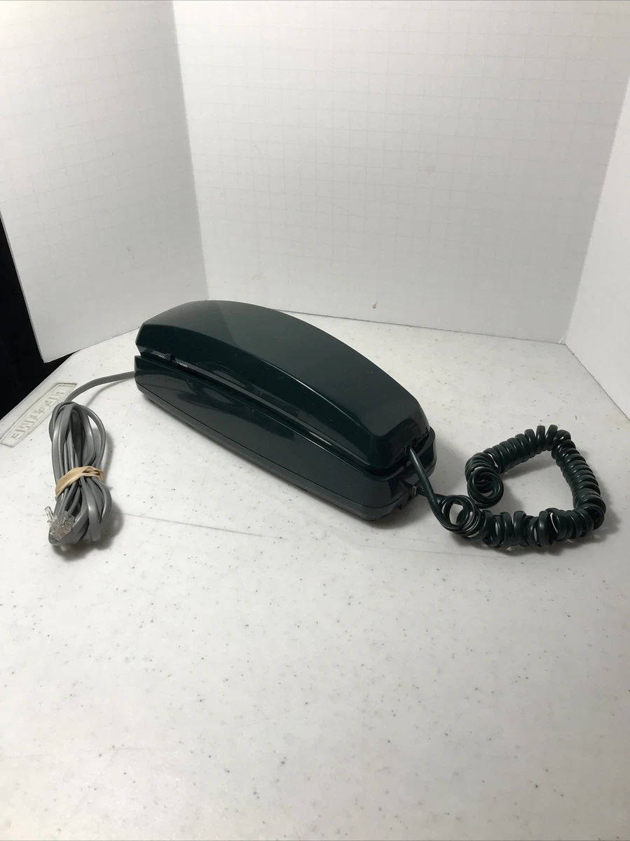 Push Button Telephone Green