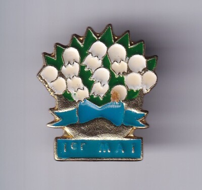 RARE PINS PIN'S .. NATURE FLEUR FLOWER BRIN DE MUGUET LILY OF THE ...