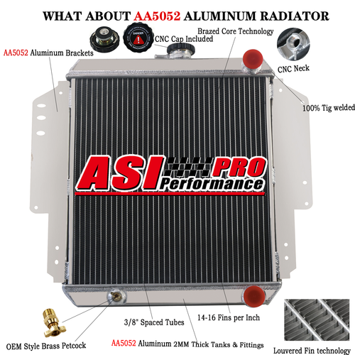 Aluminum Radiator fit 1981-1996 Suzuki Samurai 2DR SPFTOP/HARDTOP SJ410 ...
