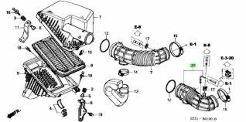 HONDA ACURA Genuine OEM LEGEND RL 96-24 Air Intake Hose Tube Comp | eBay