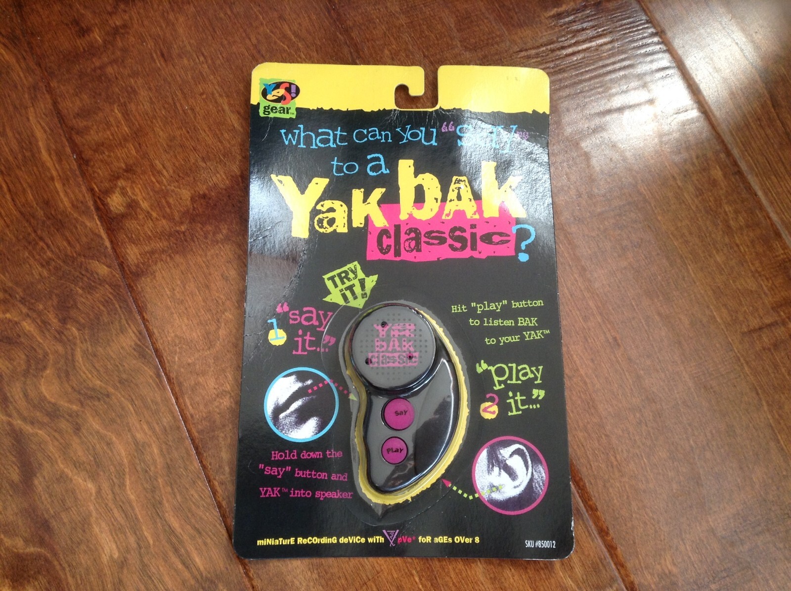 Vintage 1994 YES Yak Bak Toy Original 90s Toys Green Recording J1 for ...