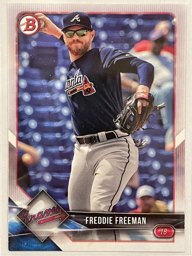 2018 Bowman Freddie Freeman #41 Baseball Atlanta Braves | eBay