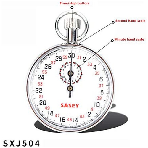 Mechanical Stop Watch Sports Chronograph Running Timer Handheld ...