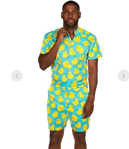 Tipsy Elves Men's RUBBER DUCKY ROMPHIM Sz Medium | eBay