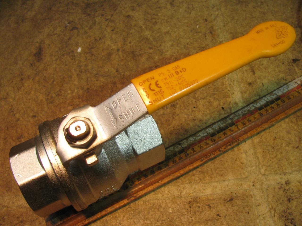 RuB S84H00 1-1/2" Ball Valve Full Port S84-BGT-EN331.1998 BSPT | eBay