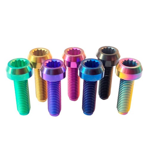 M7x24 32mm Titanium BBS RS RX Split Rim Bolt Forged,12 point head screw ...