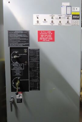 ASCO 434 AUTOMATIC TRANSFER SWITCH E434326097C 260A 480V 3ph 1YEAR ...