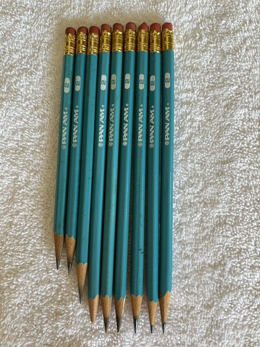 PAN AM, EIGHT #2 LED PENCILS, USED | eBay