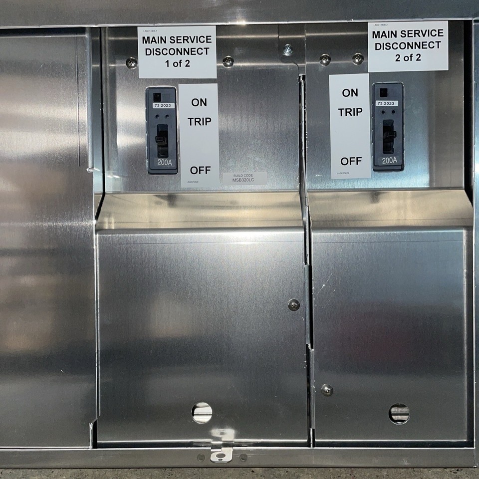 Ronk 320 Amp, Single Phase, Lever Bypass, Meter/Main,With Dual 200 Amp ...