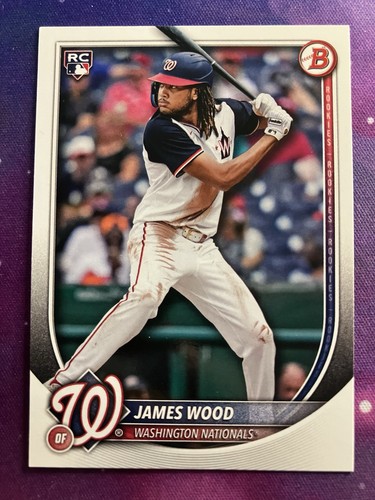James Wood 2025 Bowman #29 RC Washington Nationals Baseball Rookie Card | eBay