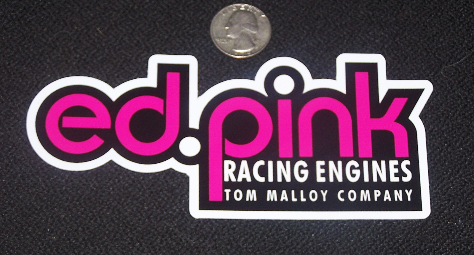Ed Pink Racing Engines - Sticker NHRA & IHRA Drag Racing Hot Rod NASCAR ...