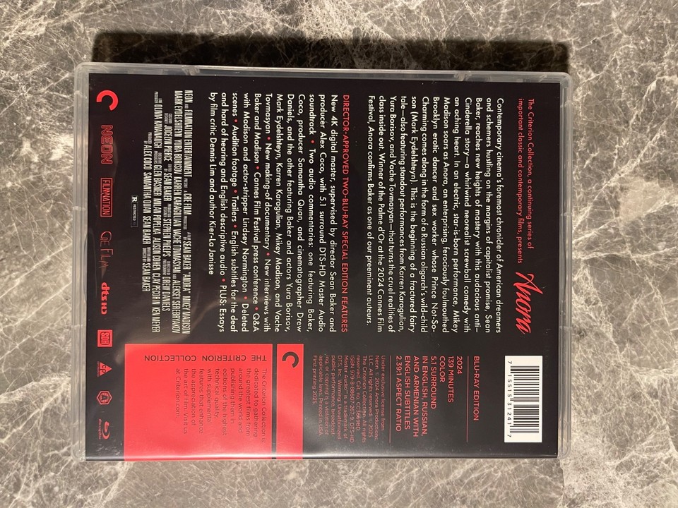 Anora (Criterion Collection) Blu-Ray | eBay