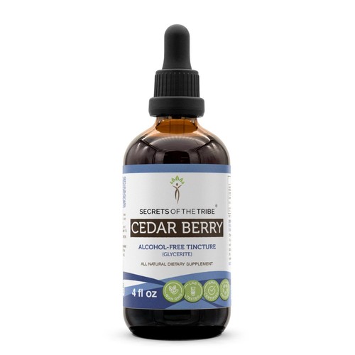 Secrets of the Tribe Cedar Berry Alcohol-Free Liquid Extract ...