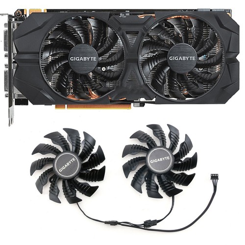 Cooling Fan Replacement Fan Graphics Card Fan for Gigabyte R9 380X 390 ...